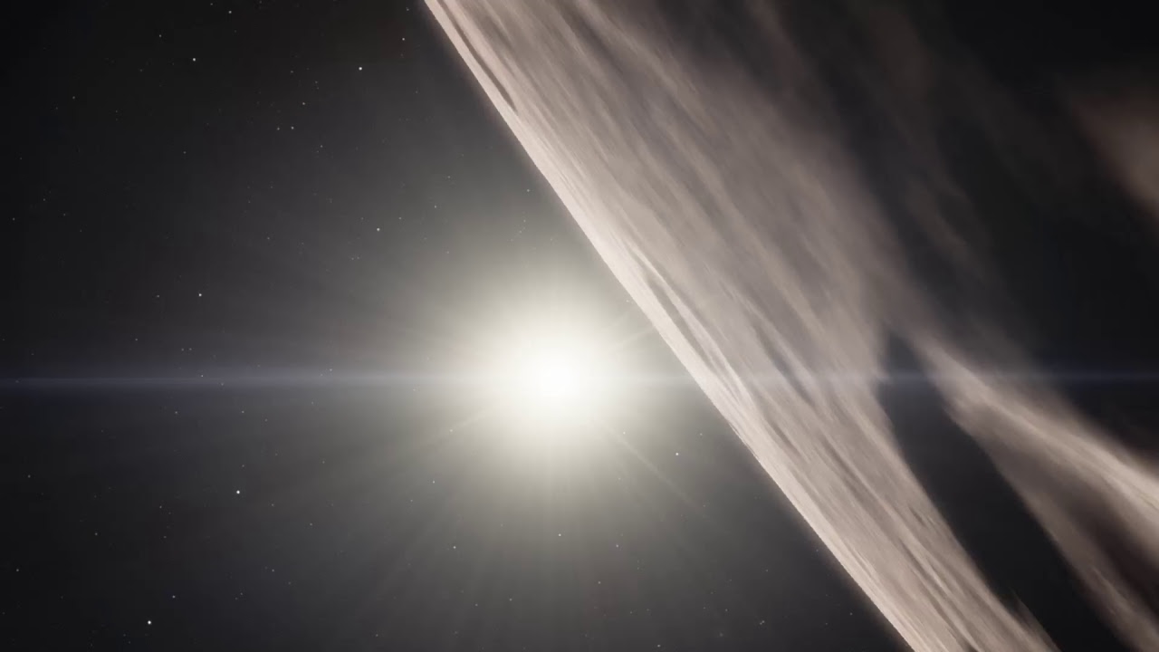 Universe 3D Simulation by Space Engine. Mercury's Sun rising and set ...