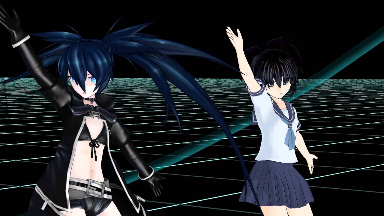 [MMD] Black Rock Shooter/Mato Glide - YouTube