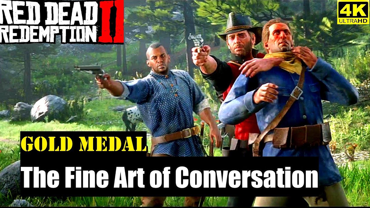 RDR2's Most Secret Gold Medal Guide: The Fine Art of Conversation (PS5 ...