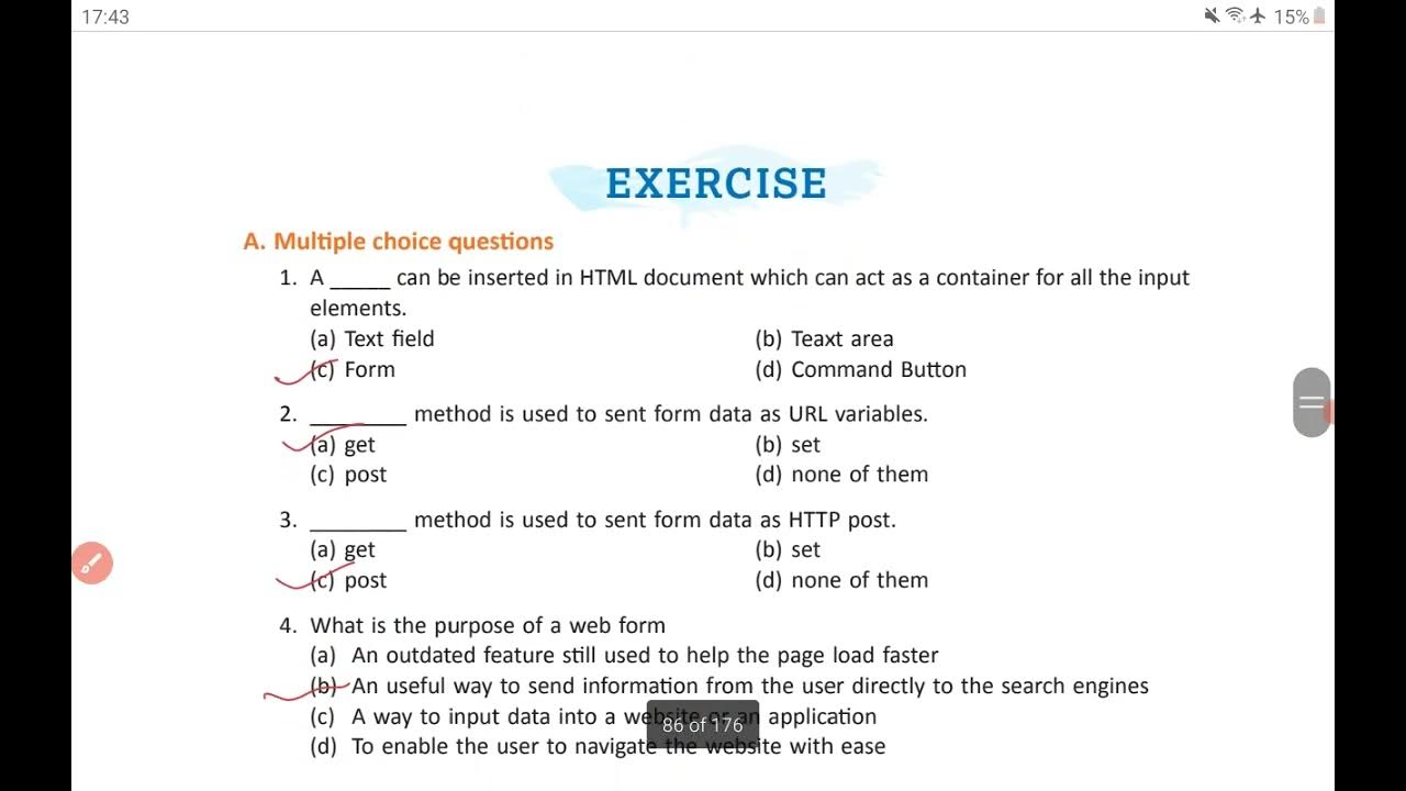 Class 10 | ICT | Chapter - 3 | Forms | CBSE|Summary|Exercise ...