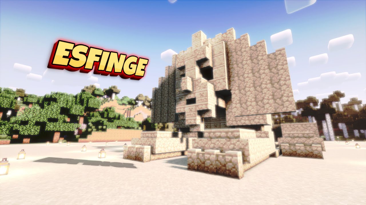 Tutorial esfinge KAWAII minecraft - YouTube