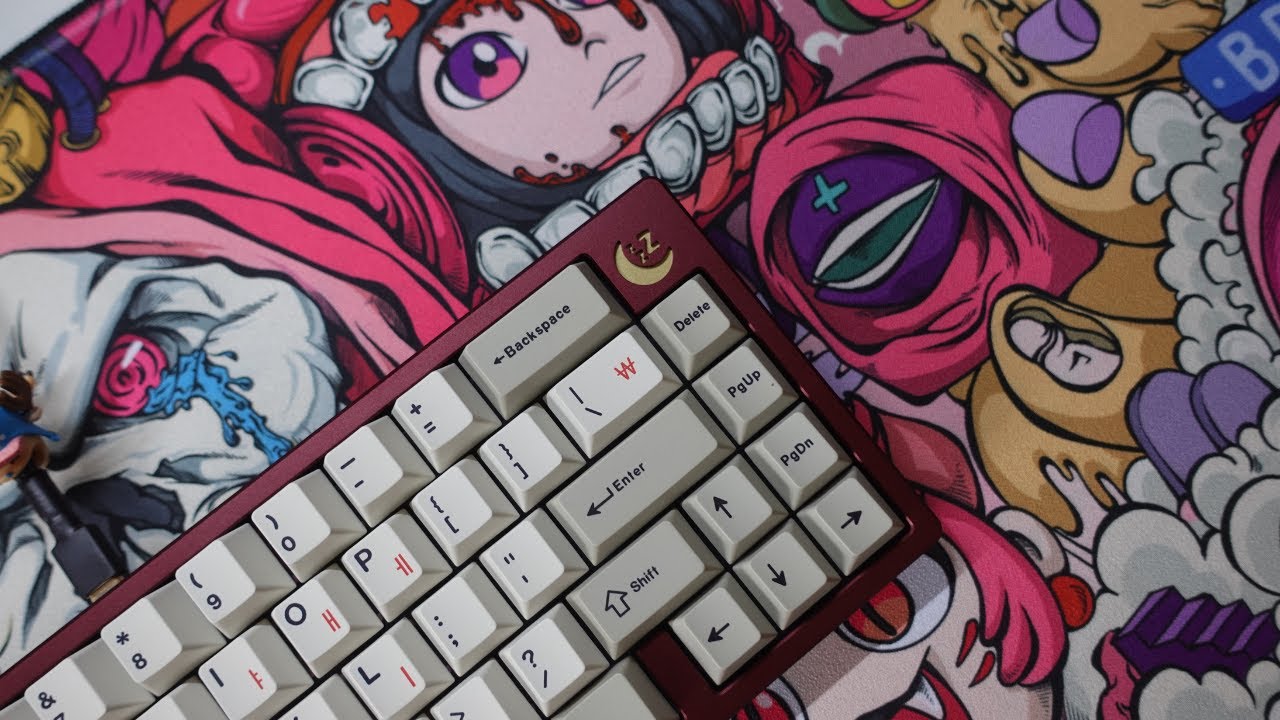 Nemui with Gateron Pink Switches Typing Sound Test - YouTube
