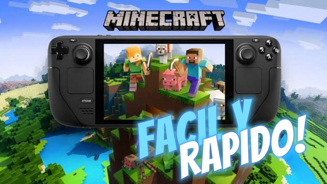 Minecraft en STEAM DECK fácil y RAPIDO - YouTube