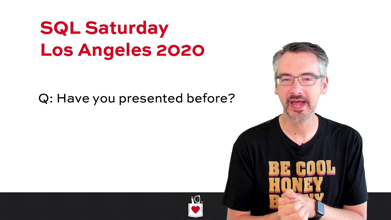 SQL Saturday Los Angeles Promo - YouTube