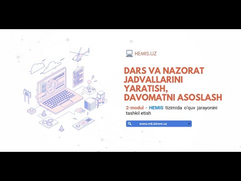 Nazorat jadvali menyusi