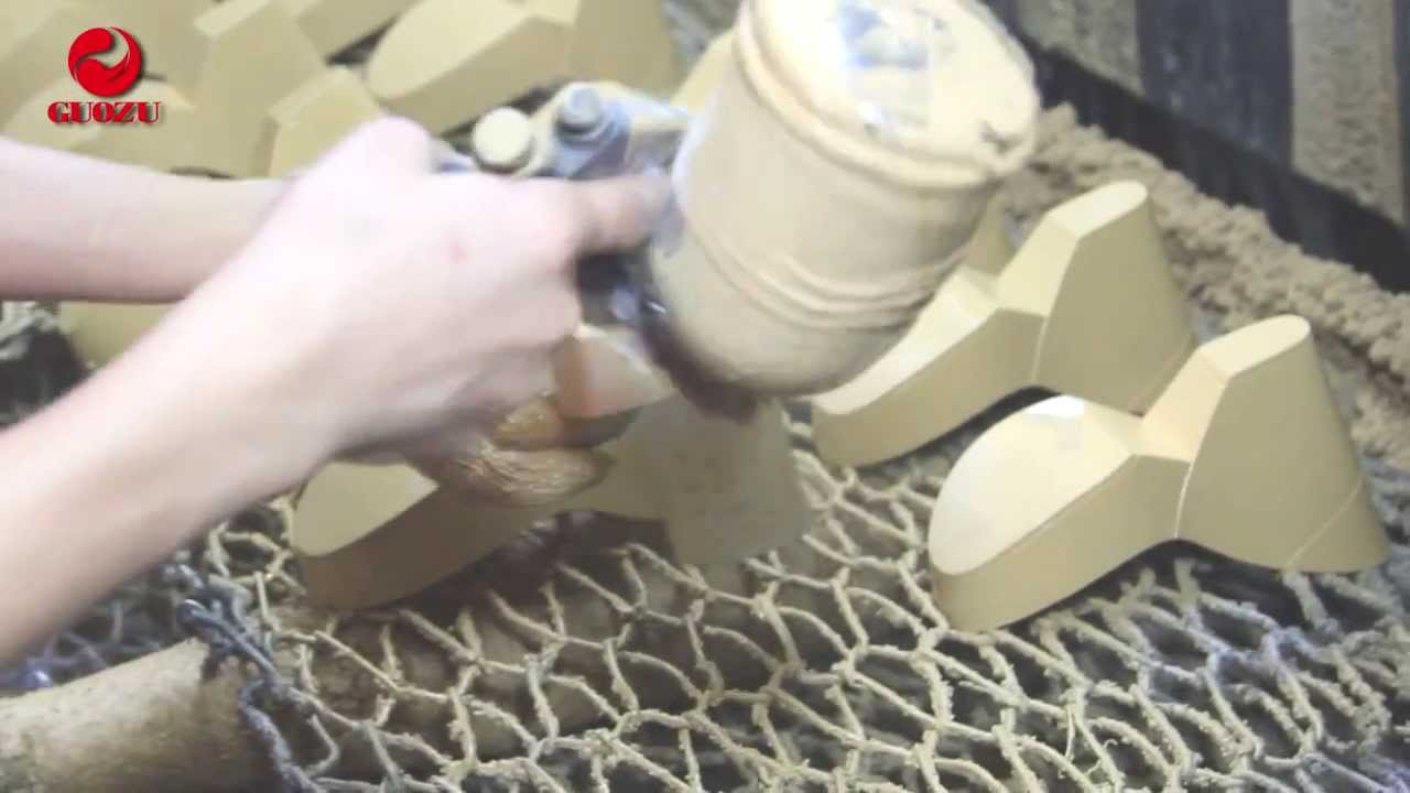 Guozu shoe sole making - YouTube