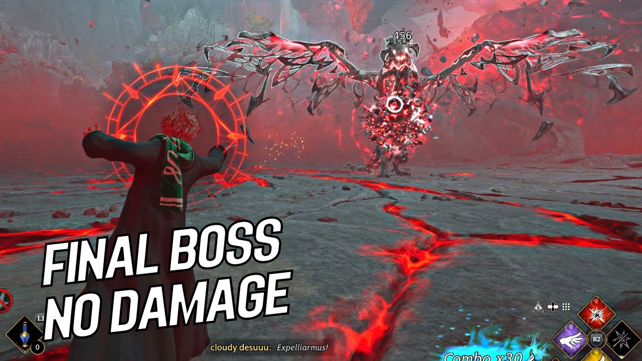 Hogwarts Legacy - Ranrok Dragon Final Boss Fight ( No Damage / No ...