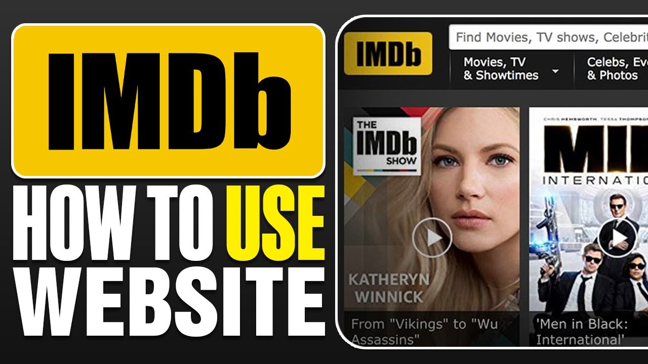 How To Use The IMDb Website (2025) - YouTube
