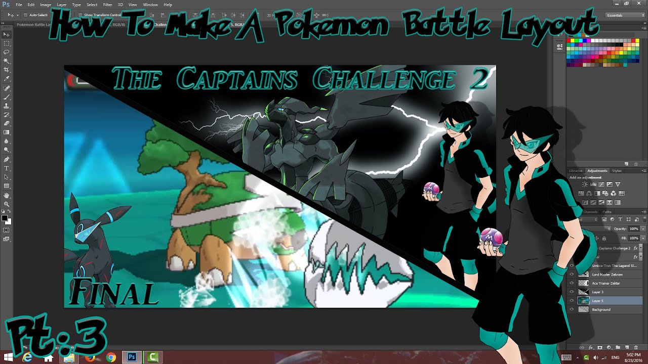 How To Make A Pokemon Battle Layout (CC2 Secrets Revealed) Pt:3 - YouTube