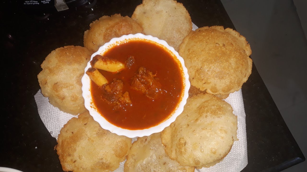 Rice Puri👌ಅಕ್ಕಿ ಹಿಟ್ಟಿನಿಂದ ಪೂರಿ ಮಾಡುವ ವಿಧಾನ #morningbreakfast recipe ...