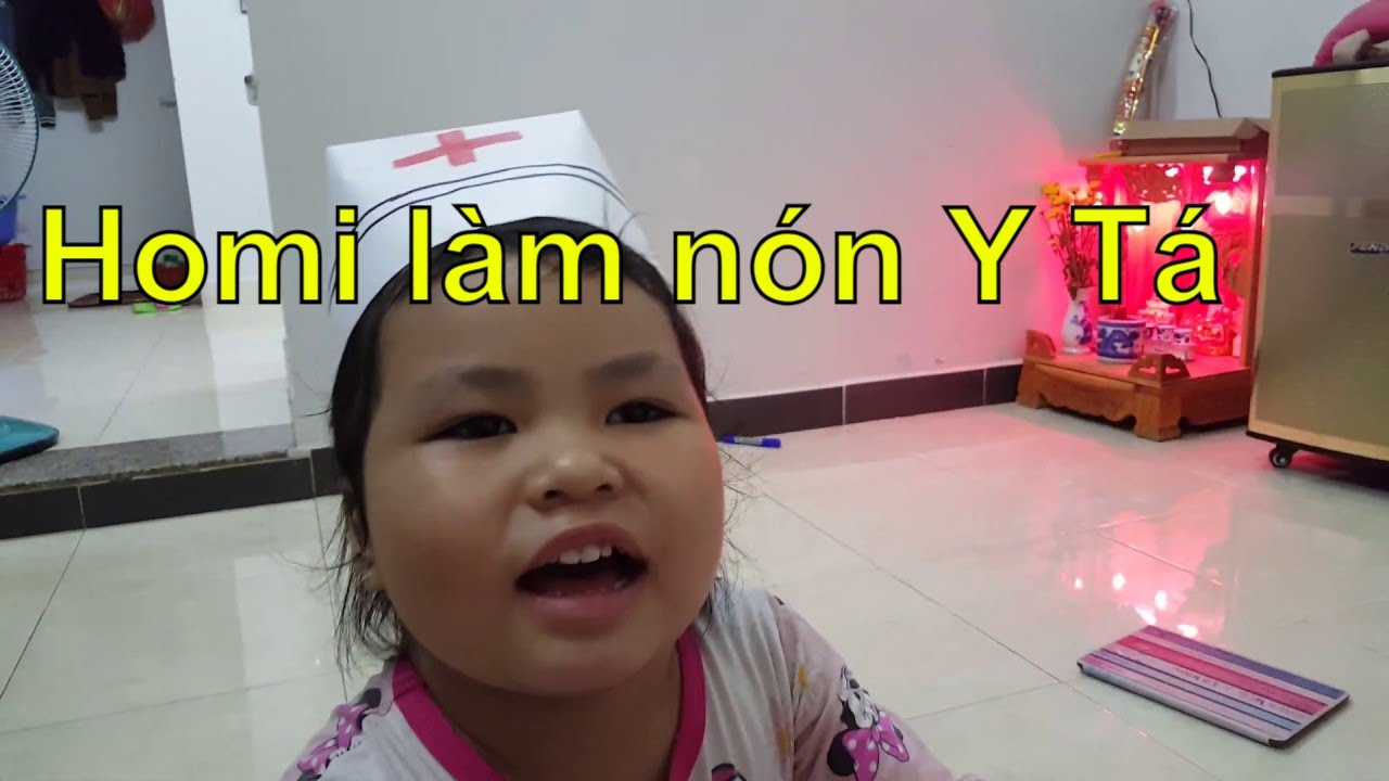 Tr Ch i Homi T p L m N n Y T Make A Nurse Hat For Baby Homi ToysReview Channel YouTube Tr Ch i Homi T p L m N n Y T Make A Nurse Hat For Baby Homi ToysReview Channel YouTube