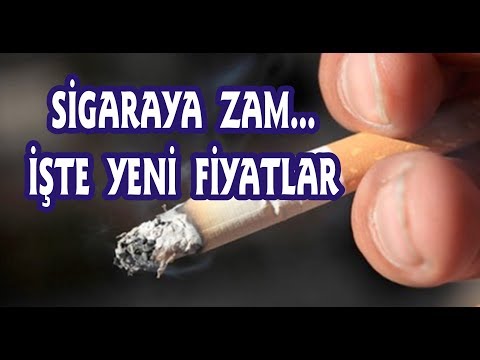Sigaraya Zam Geldi! İşte Yeni Fiyatlar...
