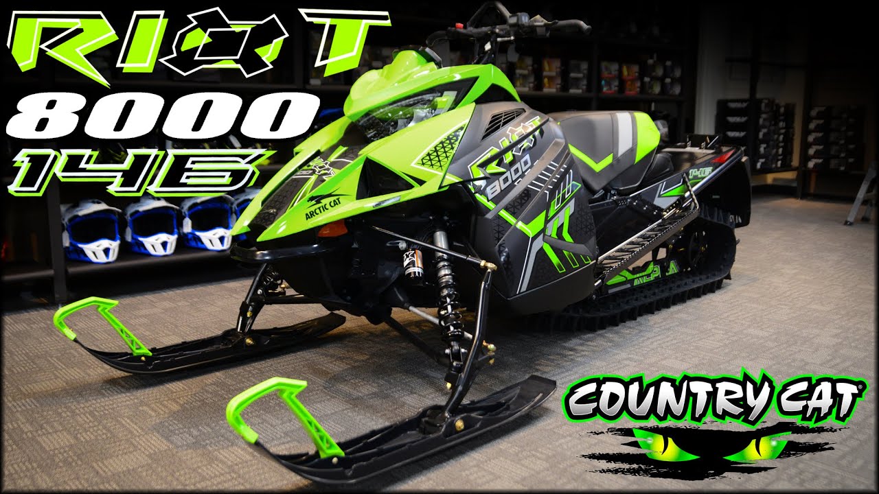 2024 Arctic Cat Riot X 8000 ES QS3 146" x 2.6" walk-around - YouTube
