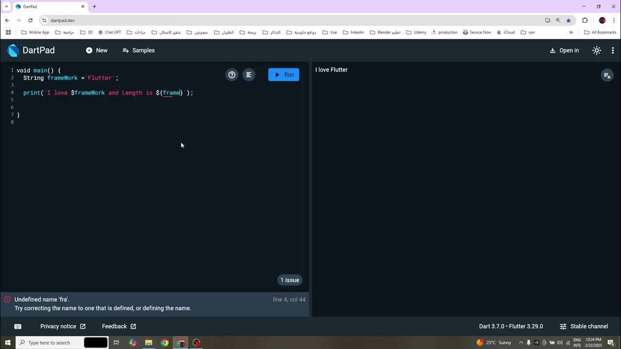 2 String Interpolation - Dart $ Flutter - YouTube