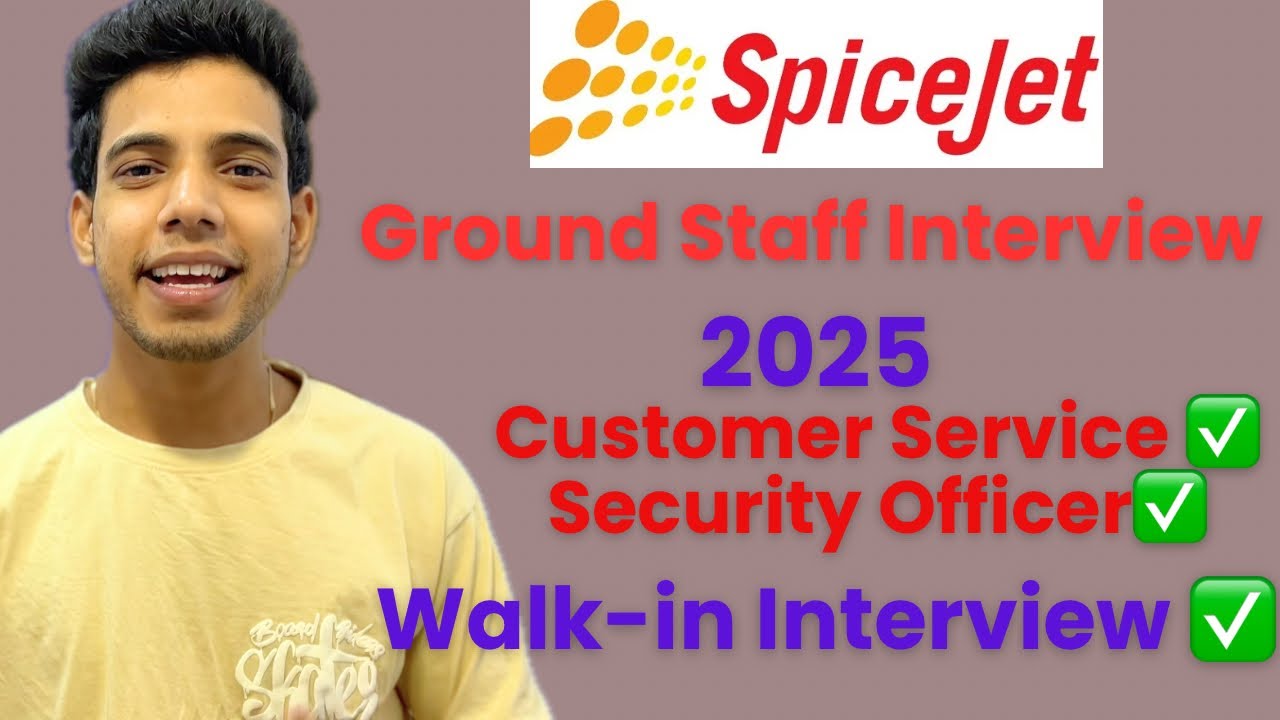 SpiceJet Ground Staff Walk-In Interview 2025 | Date, Venue, Salary ...