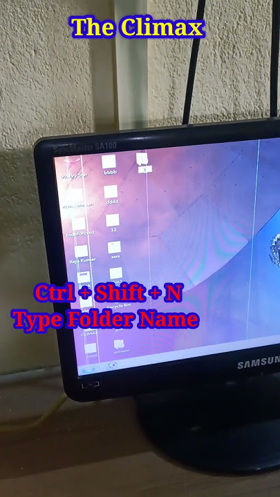 New Folder कैसे बनाएं?How to Create Folder? #computertips - YouTube