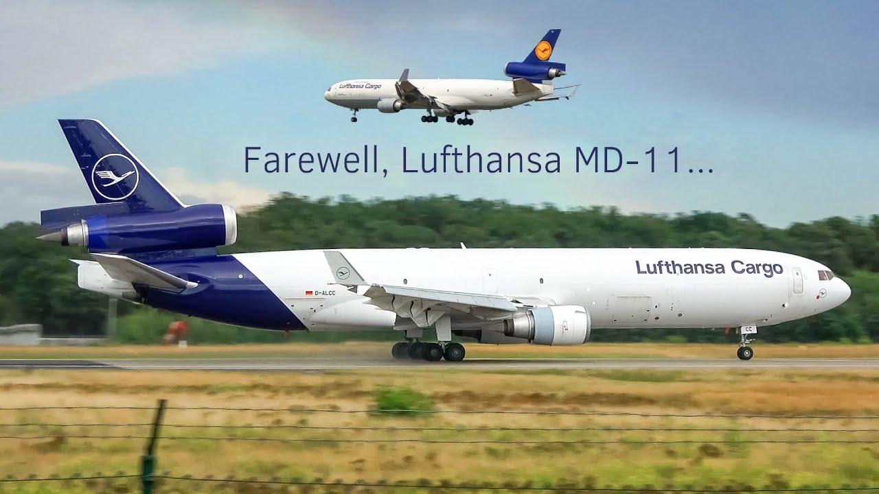 (4K) Farewell, Lufthansa MD-11! A Final Goodbye to the last European ...