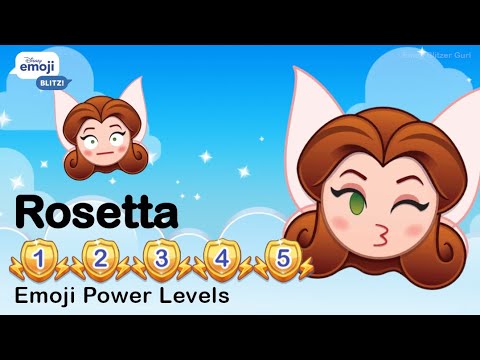 ROSETTA (Power Level 1 to 5) - Pixie Hollow - Disney Emoji Blitz - v61 ...
