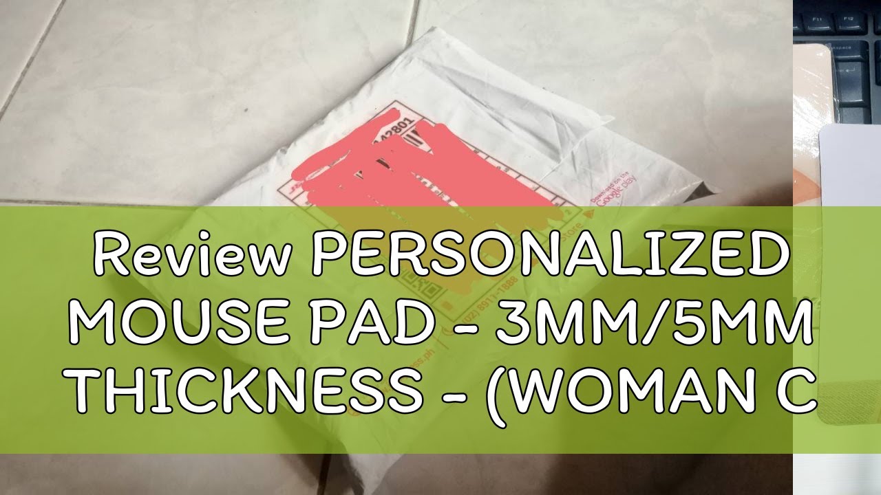 Review PERSONALIZED MOUSE PAD - 3MM/5MM THICKNESS - (WOMAN COLLECTION ...