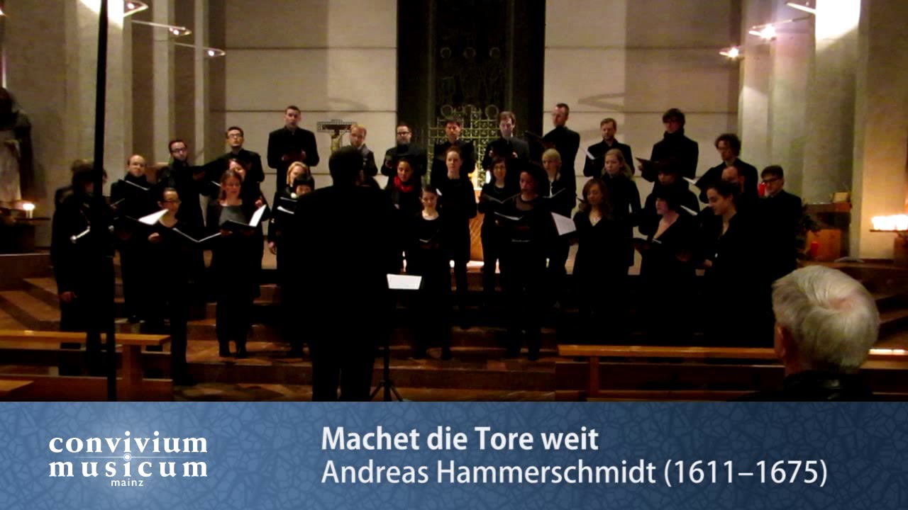 convivium musicum mainz: Andreas Hammerschmidt - Machet die Tore weit ...