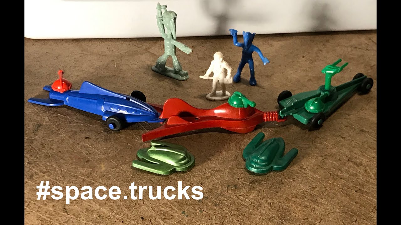 "Captain Video" Space Train Vehicles & Alien Figures by Lido Toys, plus ...