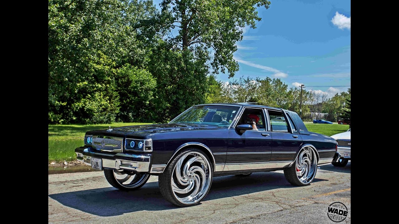 Stunna Jam 2016 : Blue LS Box Chevy on 28" Wheels - YouTube