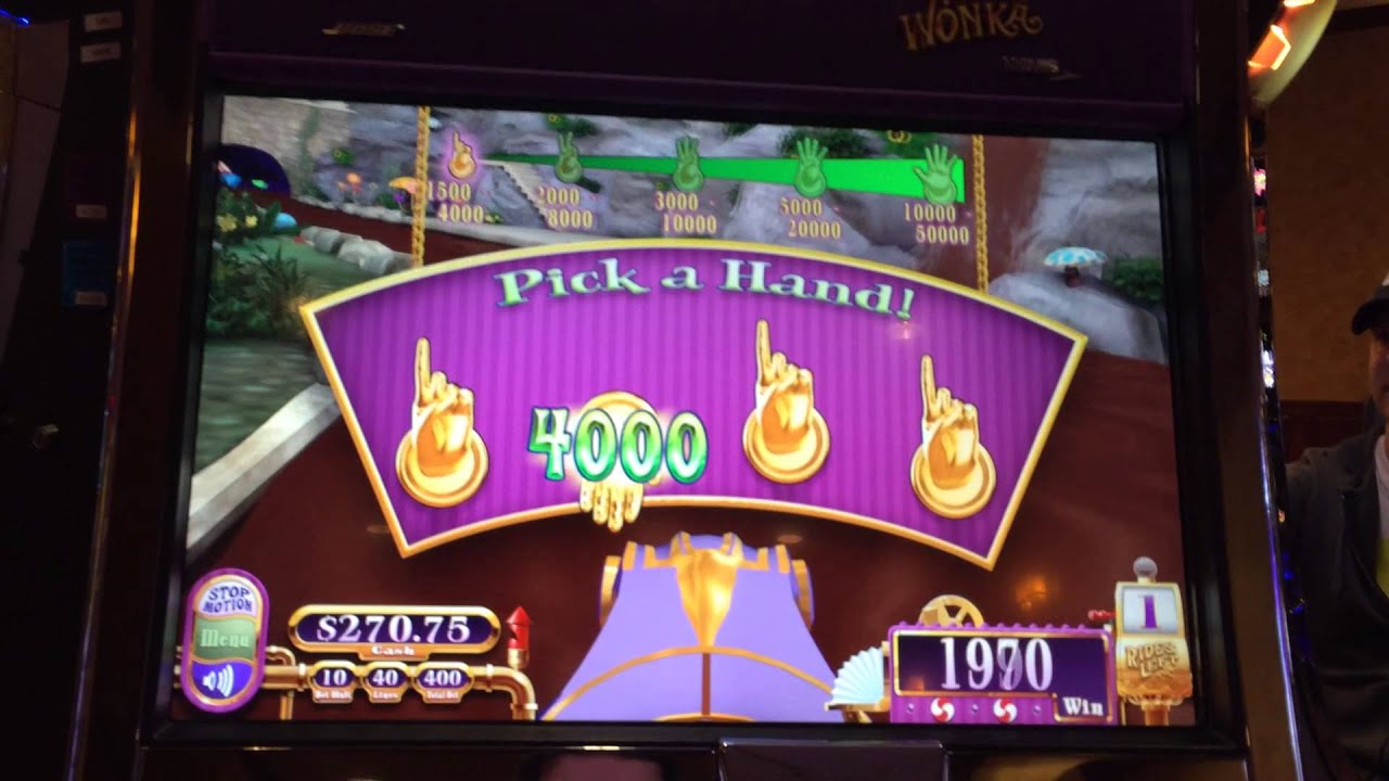 Willy Wonka Slot Machine Bonus - Chocolate River - YouTube