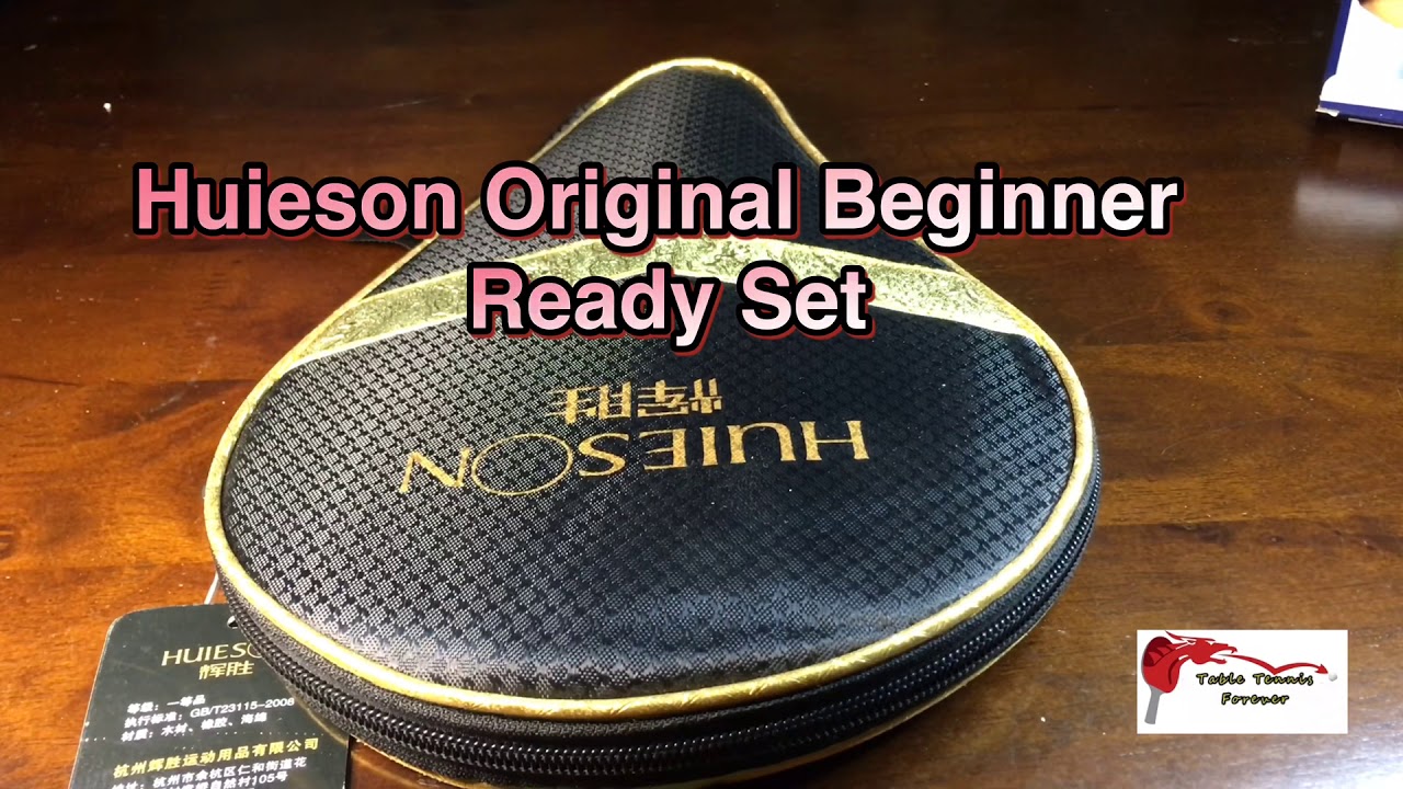 Huieson Original Beginner Ready Set Table Tennis Racquet - YouTube