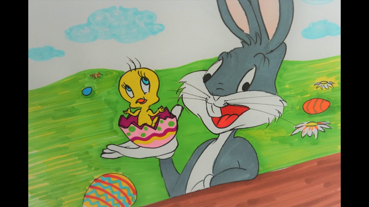 Tweety Bird And Bugs Bunny