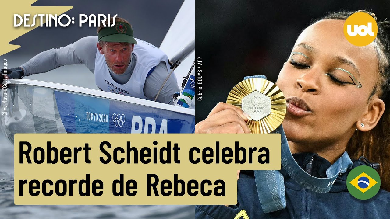 ROBERT SCHEIDT PARABENIZA REBECA ANDRADE POR QUEBRAR MARCA E VIRAR MAIOR ATLETA OLÍMPICA DO ...