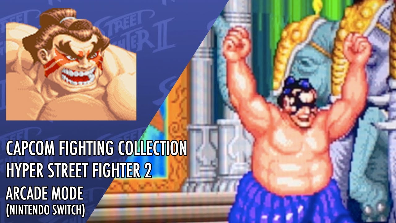 CAPCOM FIGHTING COLLECTION (HYPER STREET FIGHTER 2) ARCADE MODE: SUPER ...