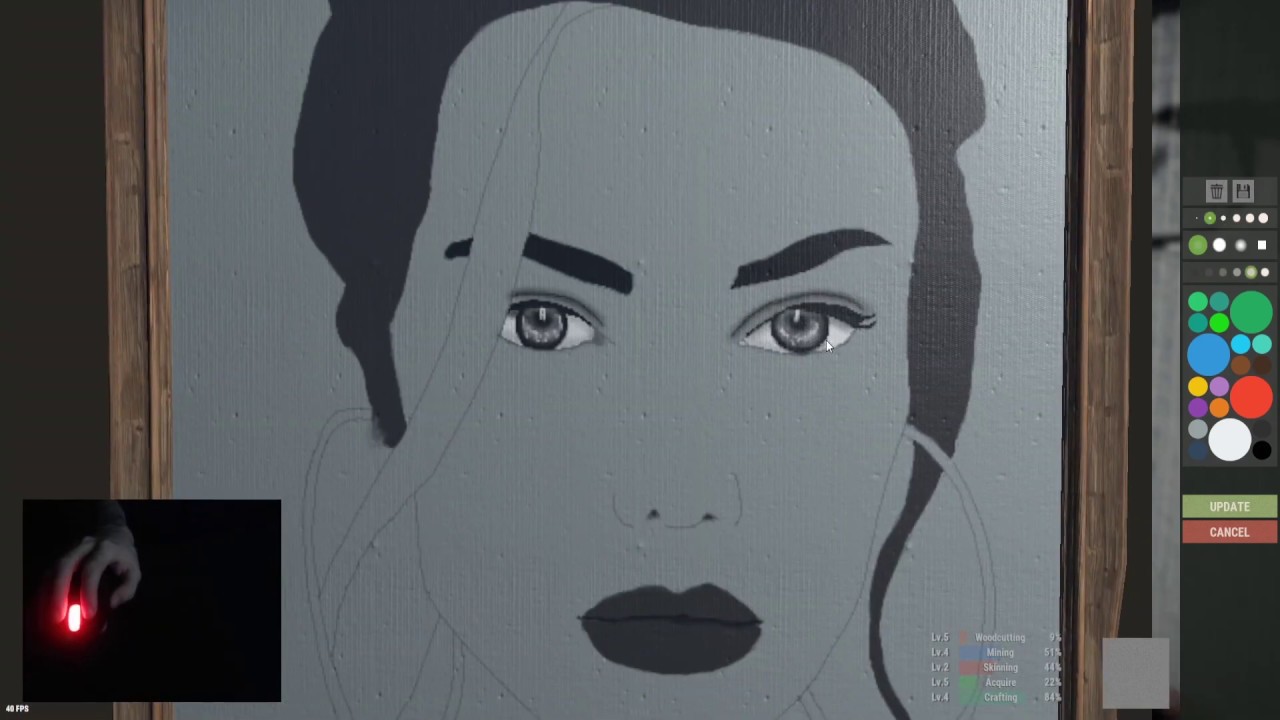 Painting better than Rustangelo with a mouse!? - YouTube