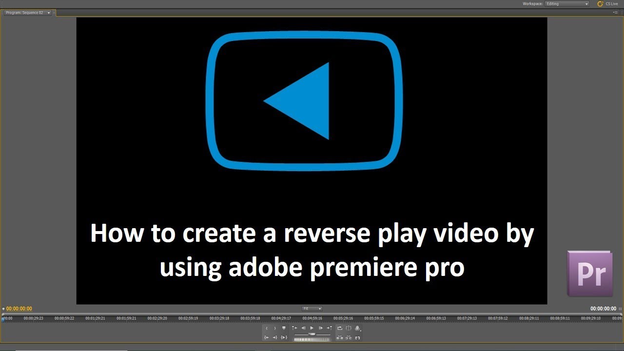 How To Make A Reverse backwards Playing Video By Premiere Pro YouTube
