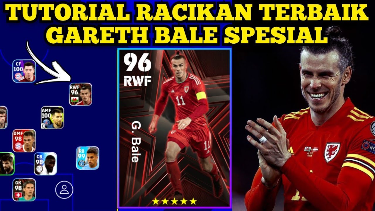 TUTORIAL CARA RACIK GARETH BALE SPESIAL RATING MAX 96 PROLIFIC WINGER ...