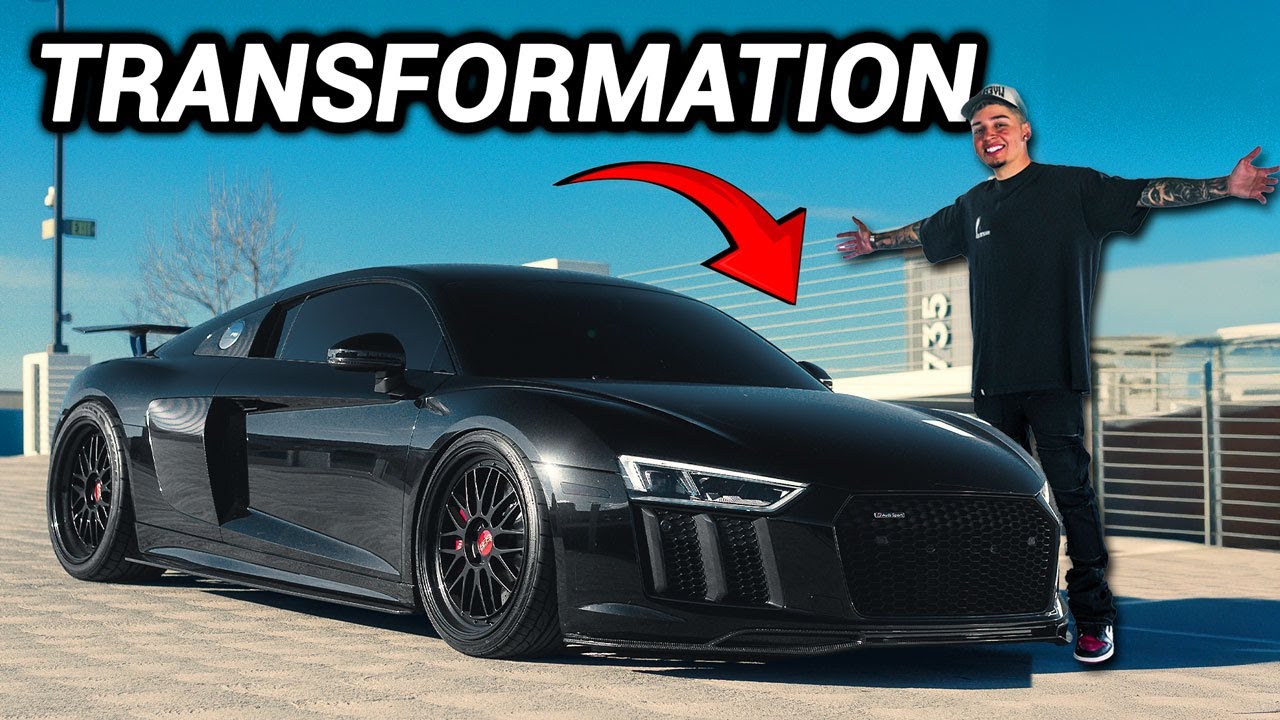 DROPPING OFF THE AUDI R8 FOR A TRANSFORMATION! - YouTube