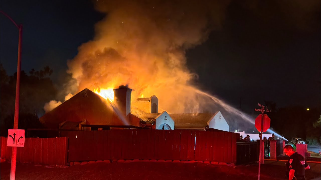 ESCO: FIRE DESTROYS HOME - YouTube