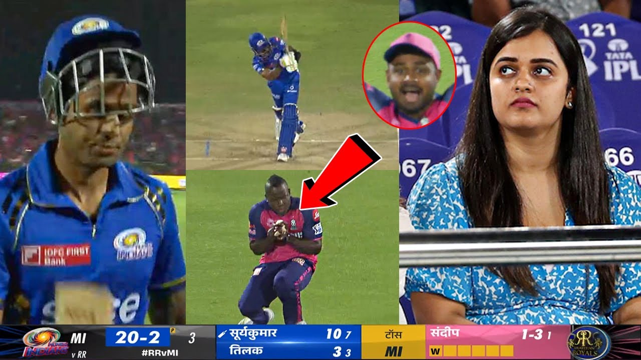 Watch Devsiha shetty Badly crying on Surya wicket on just 8 runs in RR ...