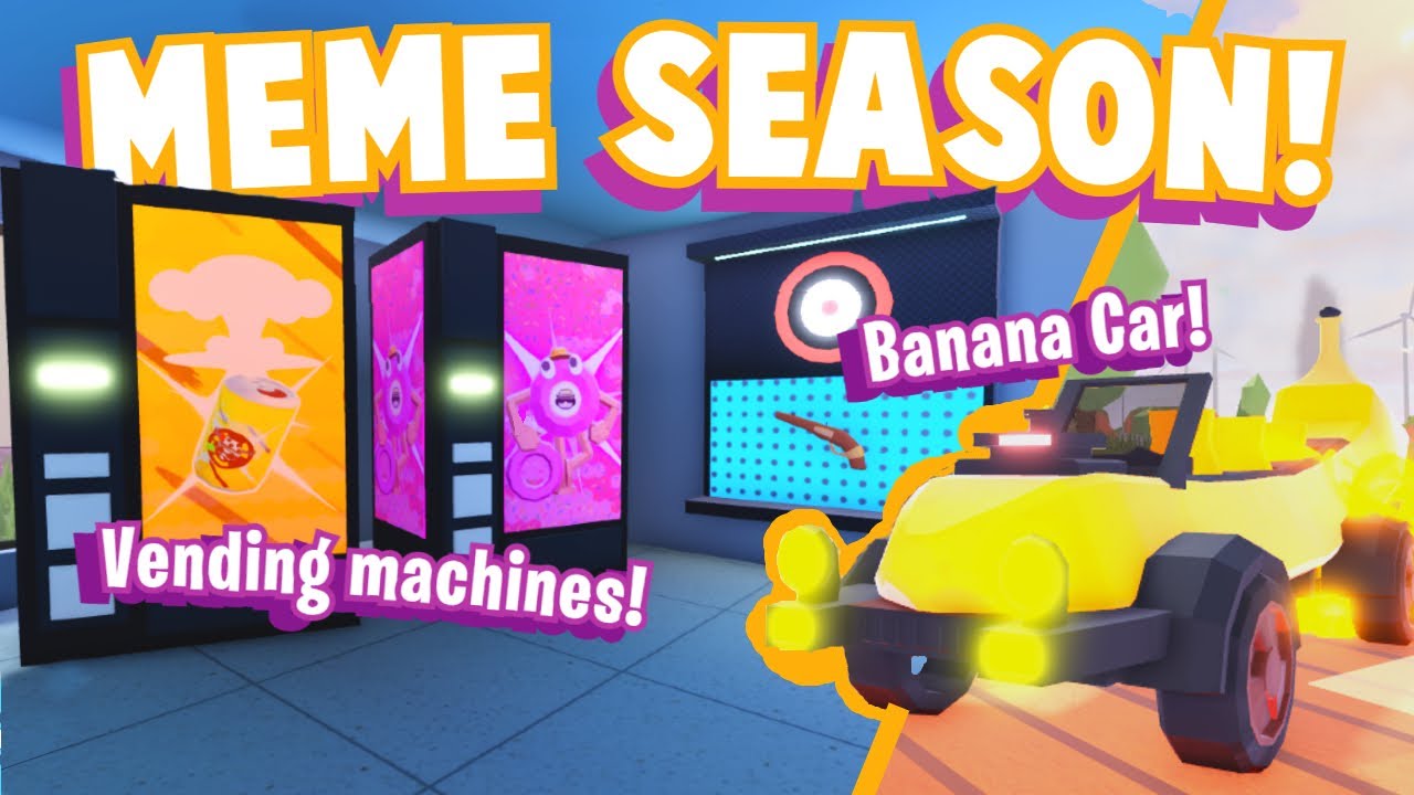 MEME SEASON And VENDING MACHINES Are HERE! | Roblox Jailbreak - YouTube
