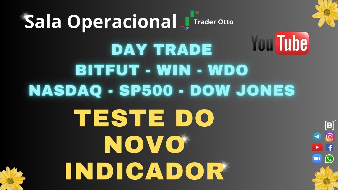 Sala Day Trade Ao Vivo | Teste do Novo Indicador para Profit e ...