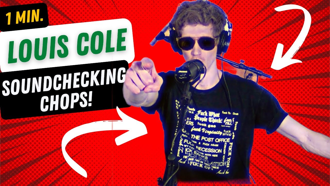 Louis Cole Soundcheck! Amazing Drumchops 2022 - YouTube