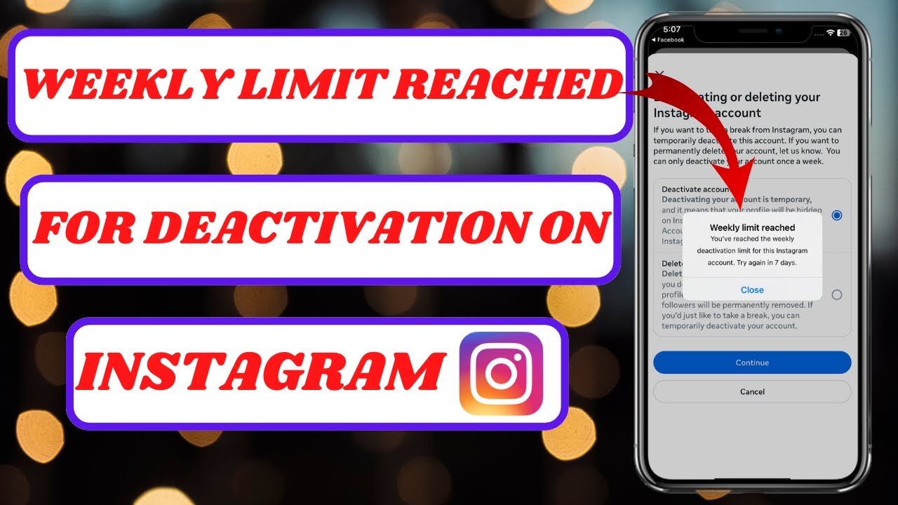 How to Fix "You Have Reached the Weekly Deactivation Limit" on ...