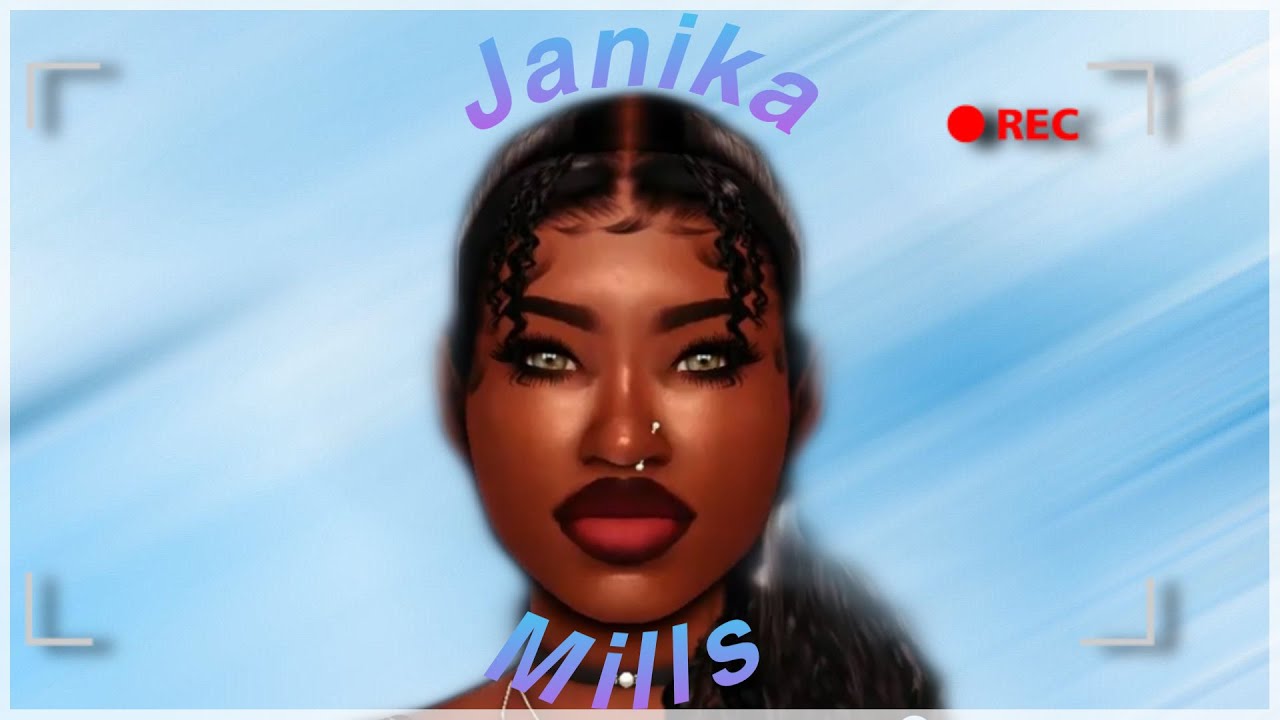 Janika Mills 💜 (Sims 4 CAS) - YouTube