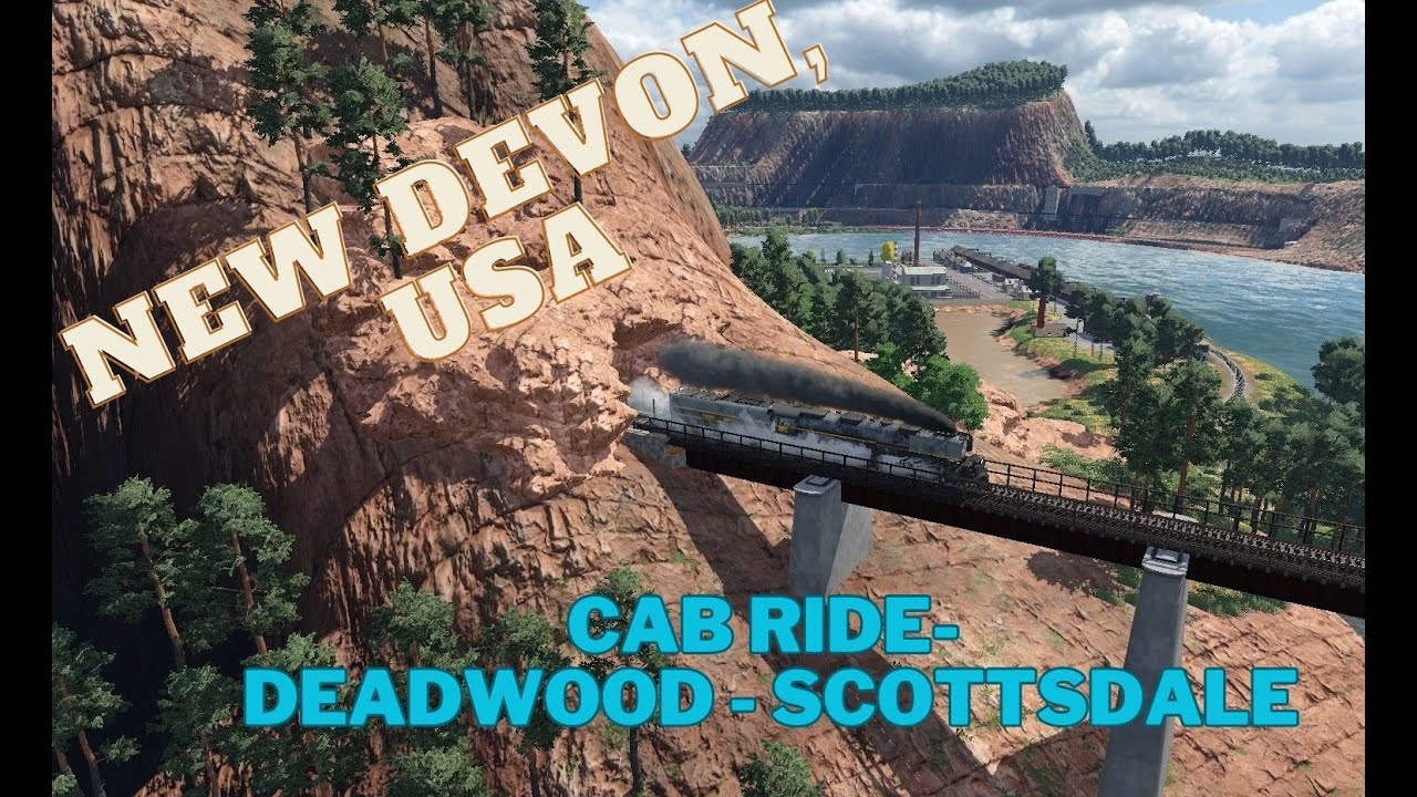 Transport Fever 2 Cab Ride - Deadwood - Scottsdale, New Devon, USA ...