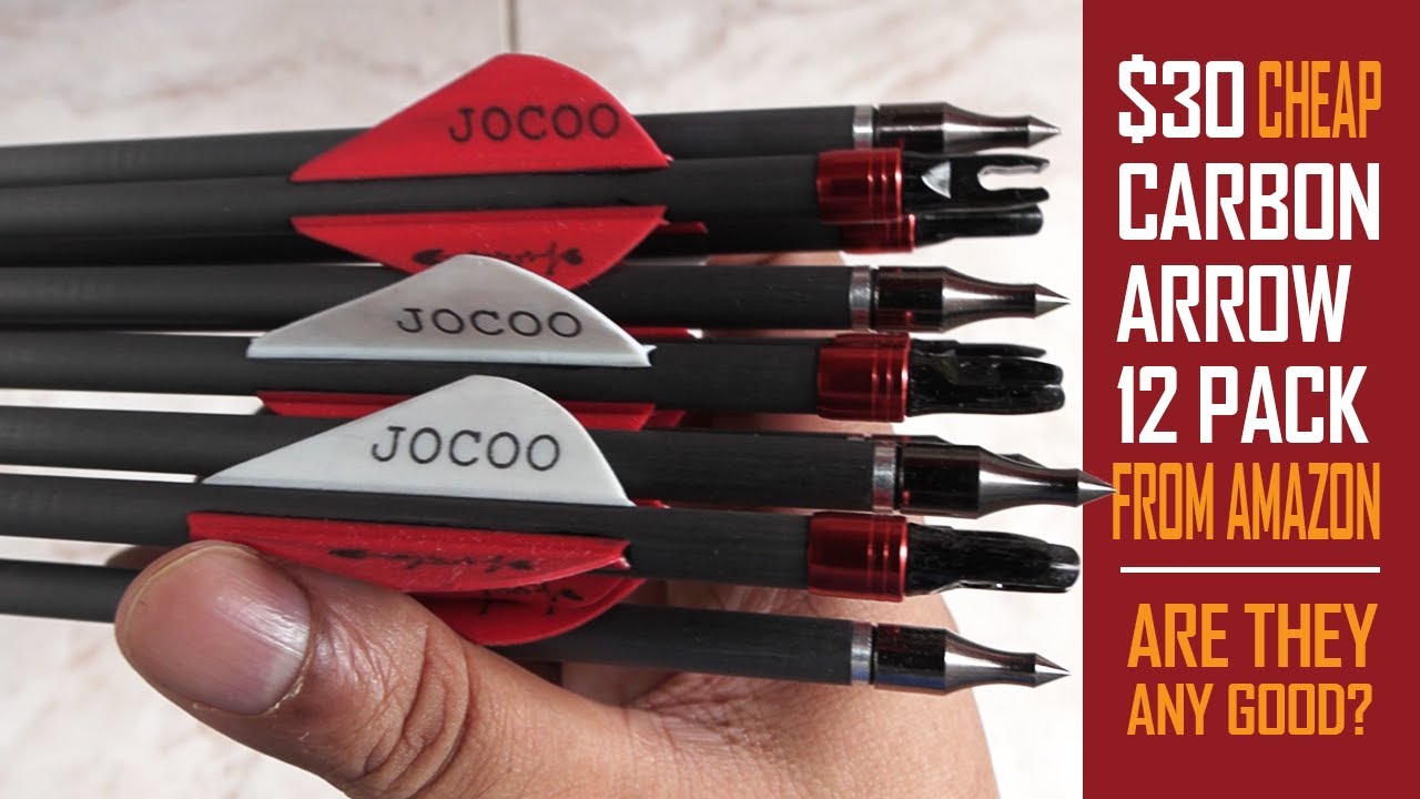 Cheap $30 Carbon Arrow 12 pack from Amazon- Are they any good? - YouTube