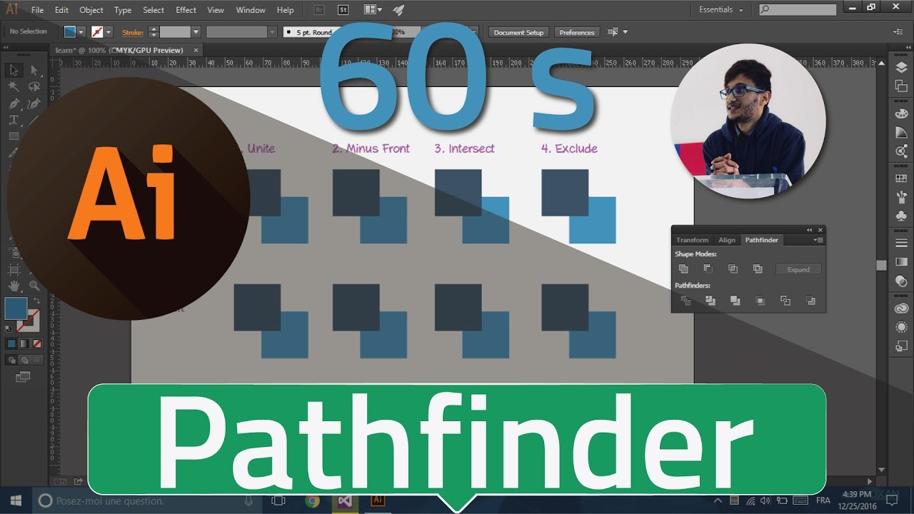 How to use the 'Pathfinder' tool | in just 60 seconds - YouTube