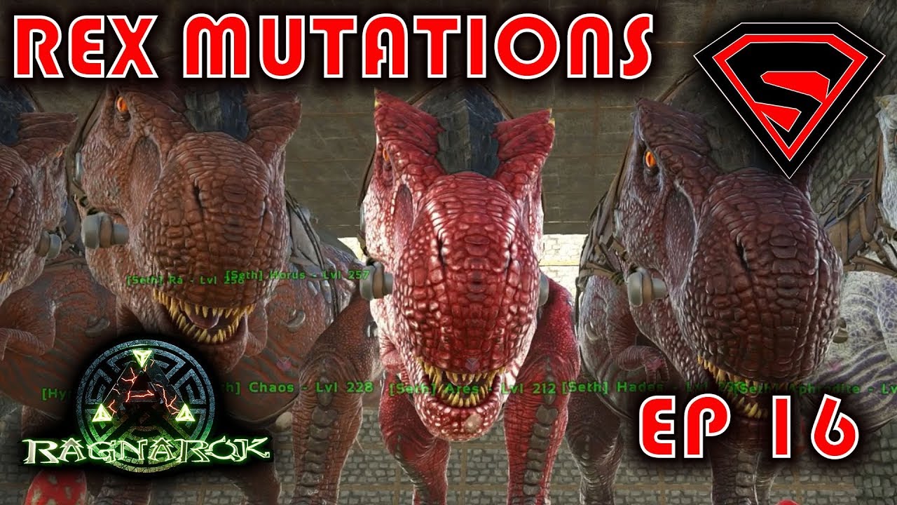 ARK RAGNAROK: REX BREEDING & COLOR MUTATIONS + SECOND STAGE OF BREEDING ...