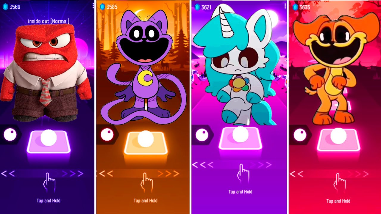 INSIDE OUT 2 VS CATNAP VS CRAFTYCORN VS DOGDAY - YouTube