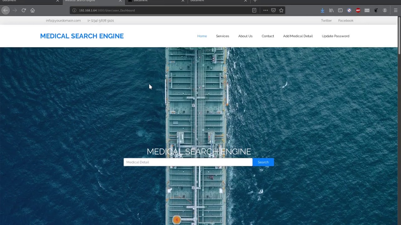 Medical Search Engine - YouTube