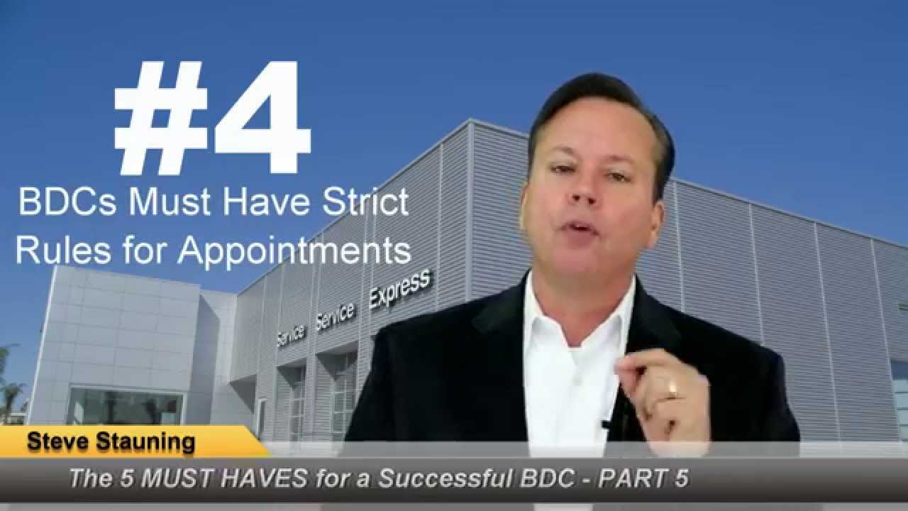 The Five "Must Haves" for a Successful Automotive BDC - PART 5 - YouTube