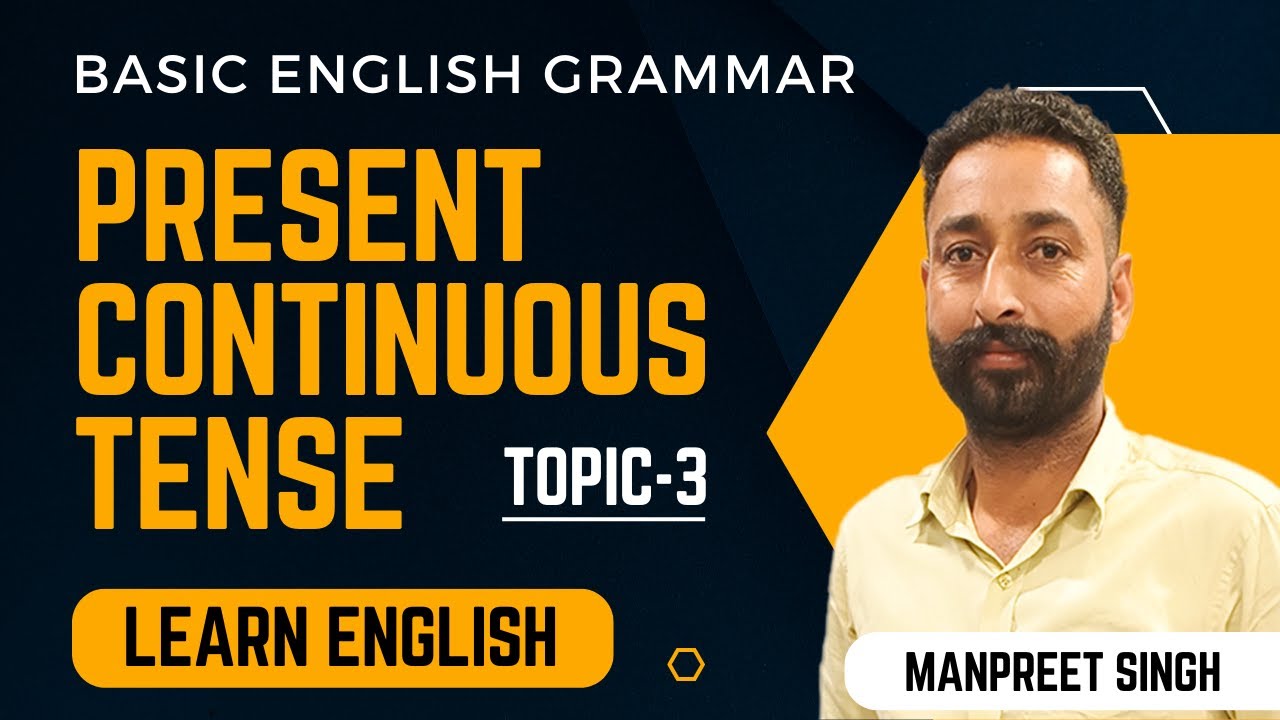 LEARN ENGLISH SPEAKING FROM BEGINNING | PRESENT CONTINUOUS TENSE ...